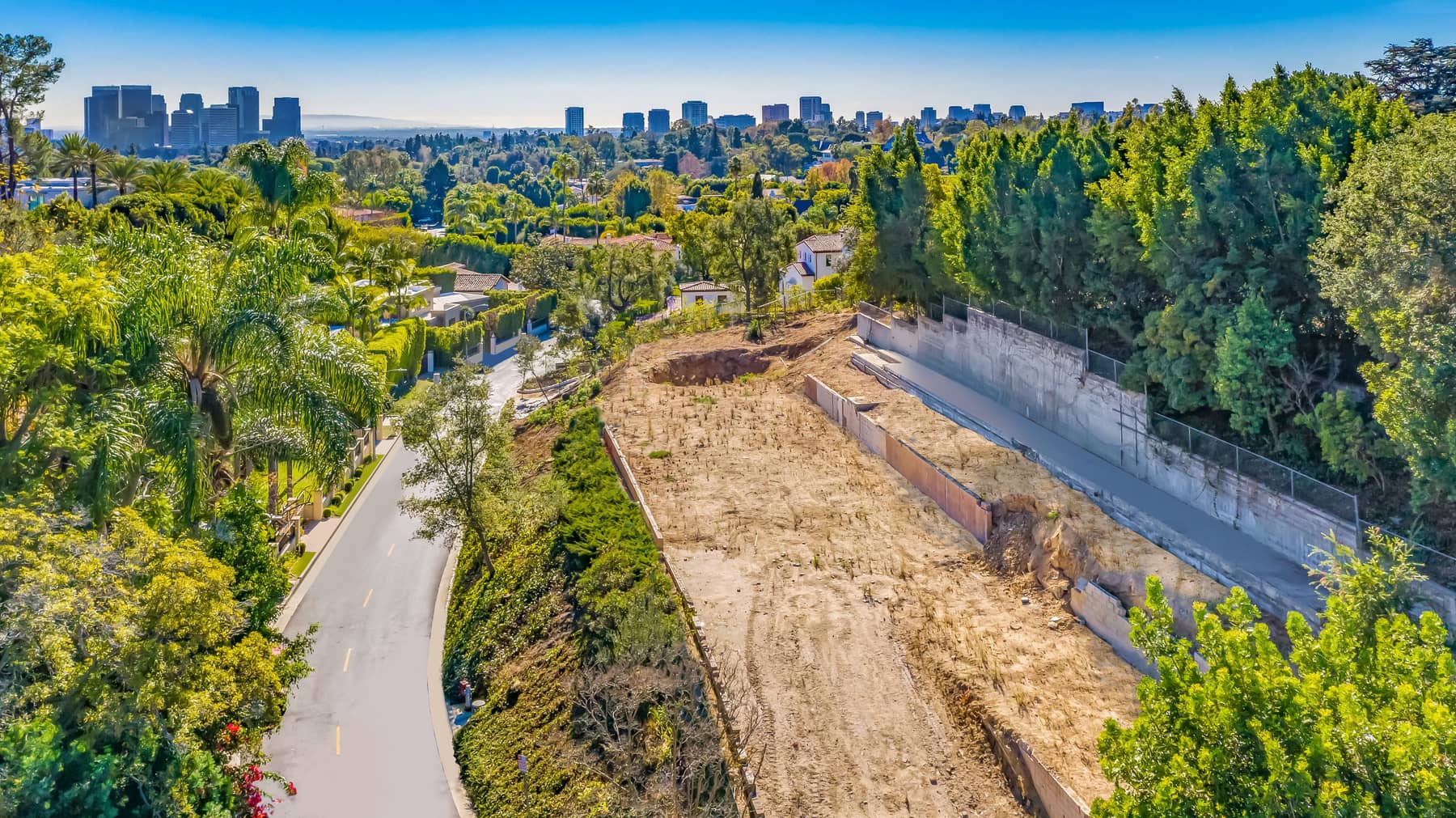 Rare View Lot on lower Tower Road in Beverly Hills, 90210