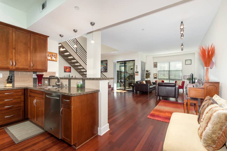 Multi-Level Loft With City Views and Hardwood Flooring at City Place Lofts!